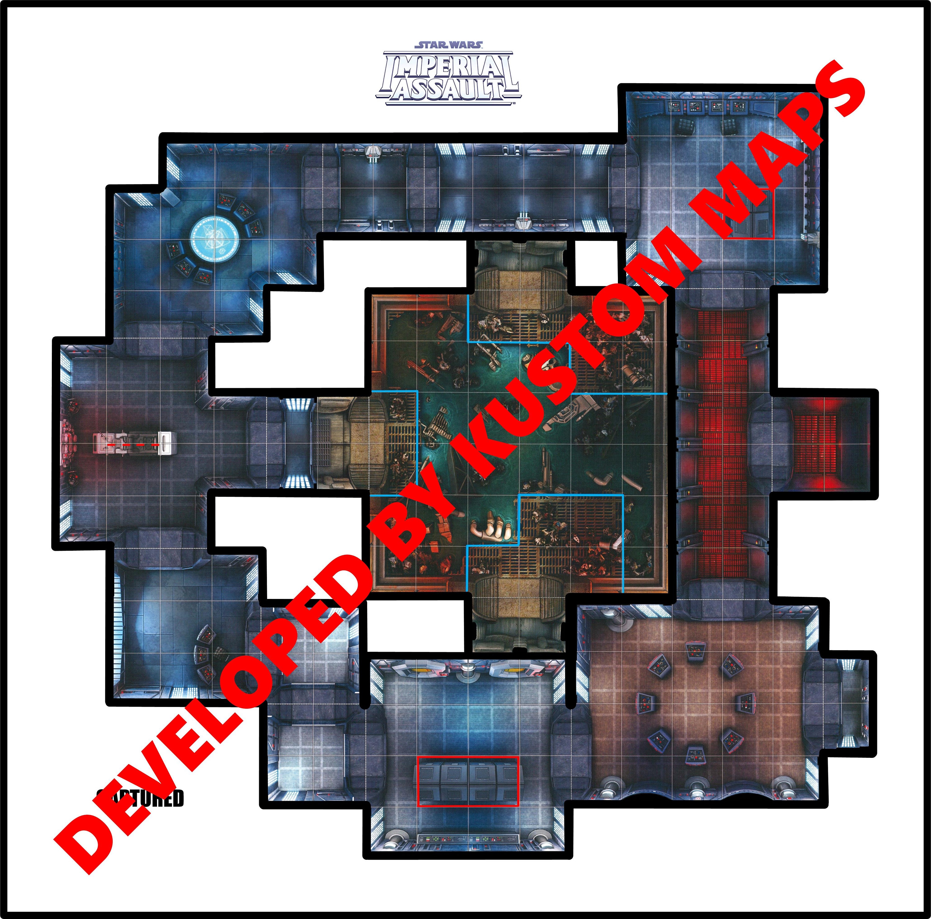 CAPTURED Campaign Map for Imperial Assault Core Set. - Etsy