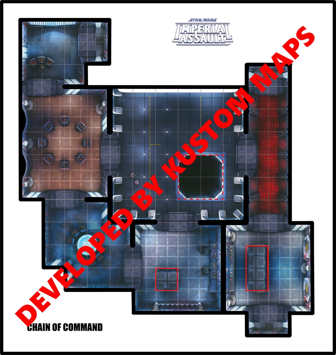 CHAIN OF COMMAND Campaign Map for Imperial Assault Core Set. - Etsy