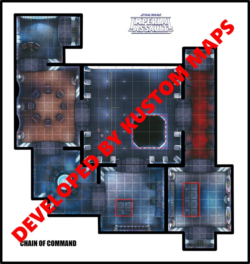 CHAIN OF COMMAND Campaign Map for Imperial Assault Core Set. - Etsy
