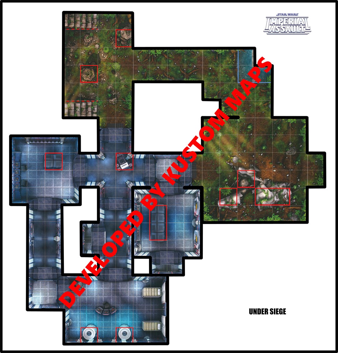 UNDER SIEGE Campaign Map for Imperial Assault Core Set. - Etsy