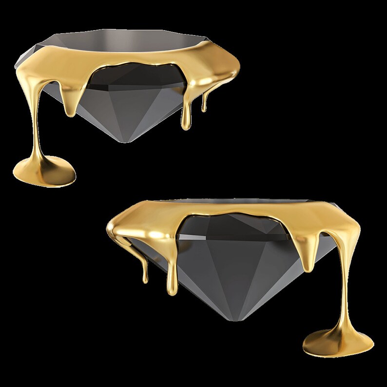 Diamond Shape Table With Casting - Etsy