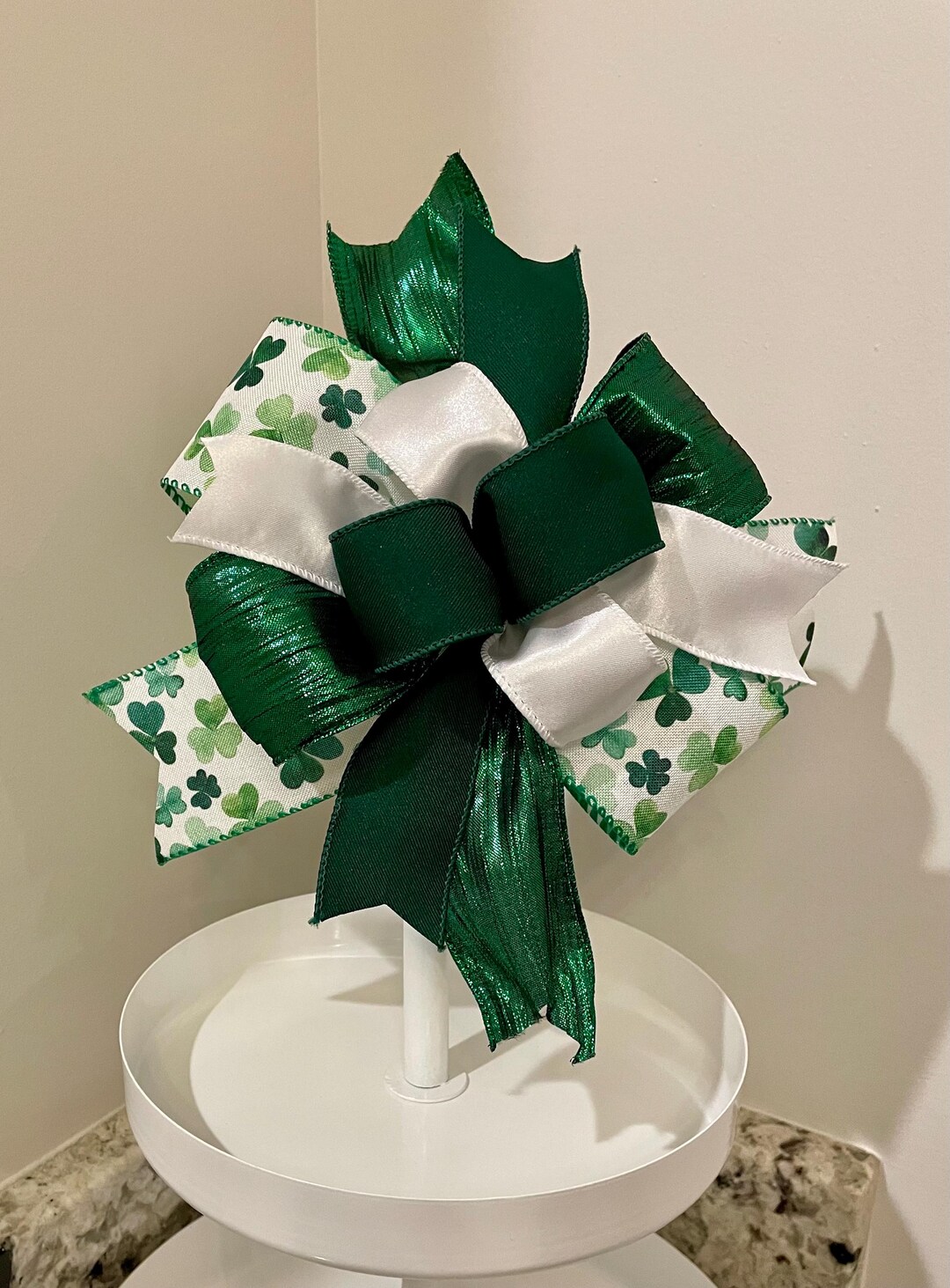 Variety of St. Patrick’s Day Bows, St. Patty’s Day Decor, March Decor ...