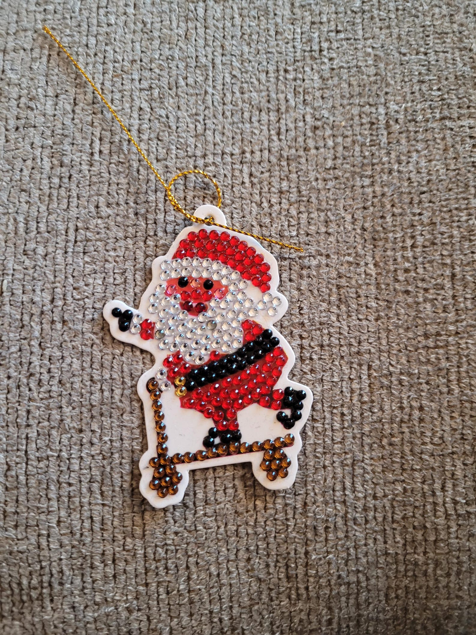 Santa Claus on Scooter Christmas Ornament - Etsy