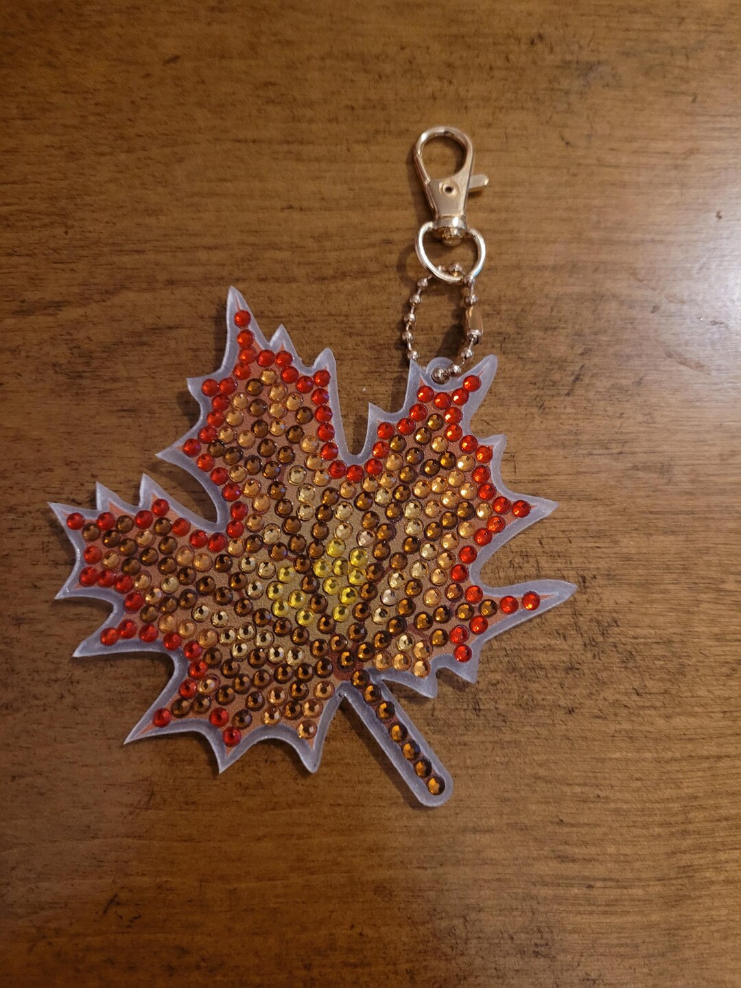 Maple Leaf Keychain - Etsy