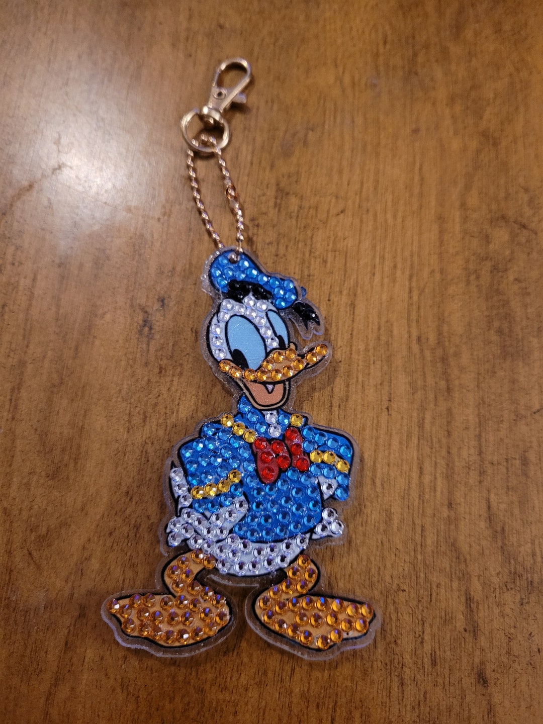 Donald Duck Keychain - Etsy