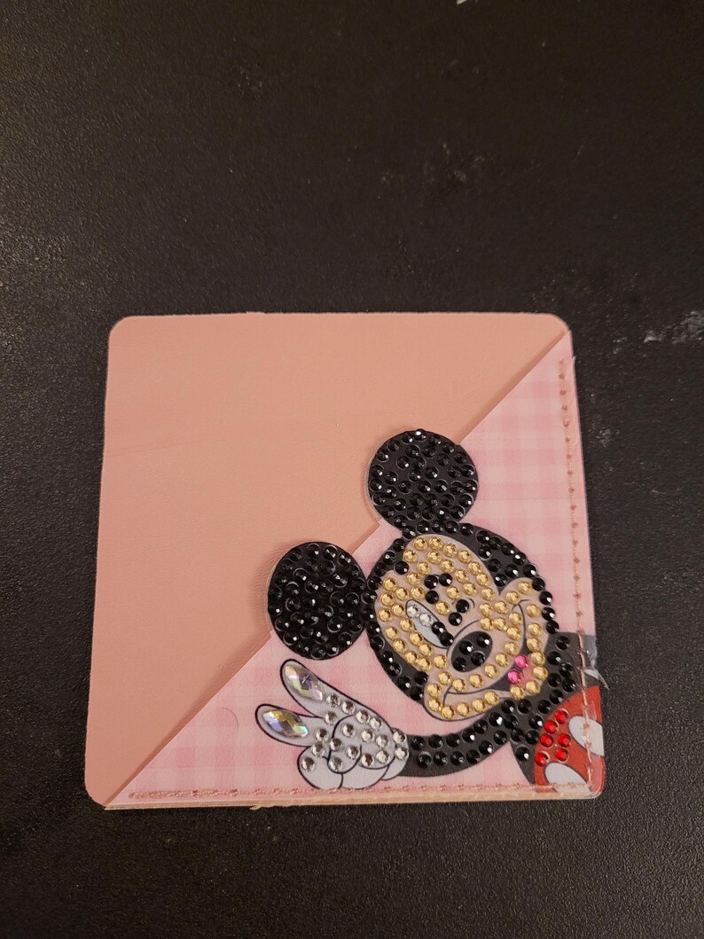 Mickey Mouse Corner Bookmark - Etsy