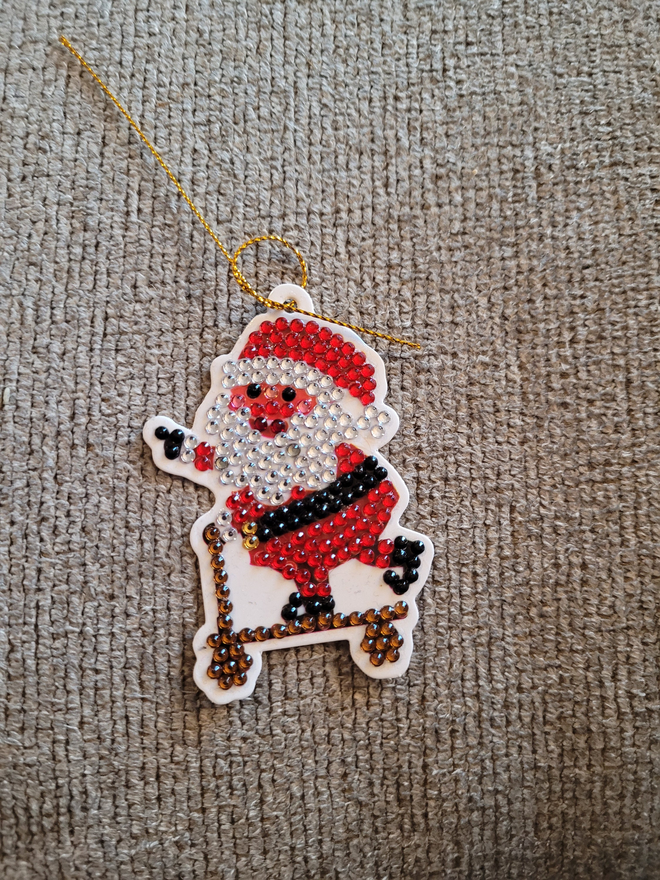 Santa Claus on Scooter Christmas Ornament - Etsy