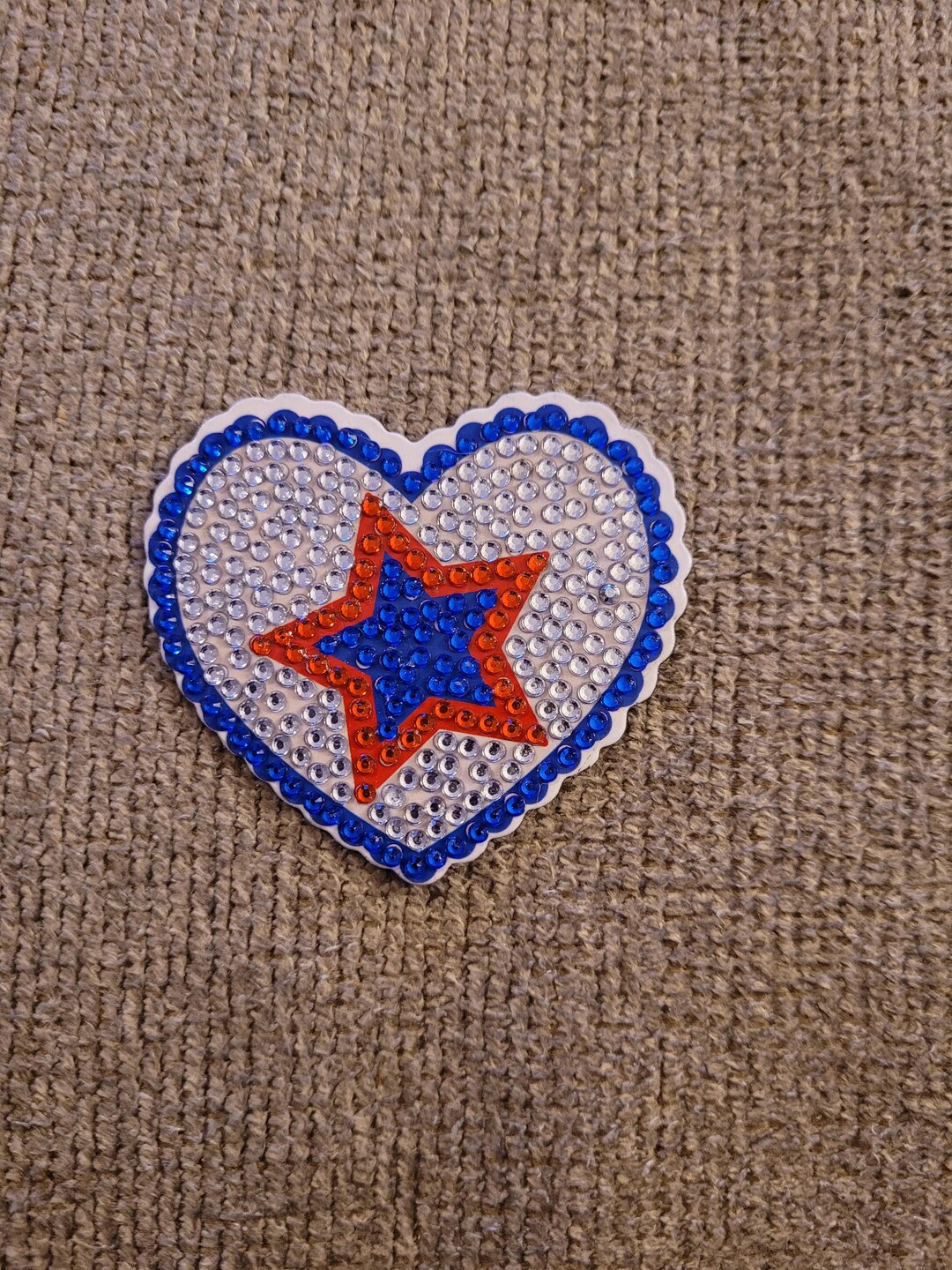 Fourth of July Heart Magnet Style 1 - Etsy