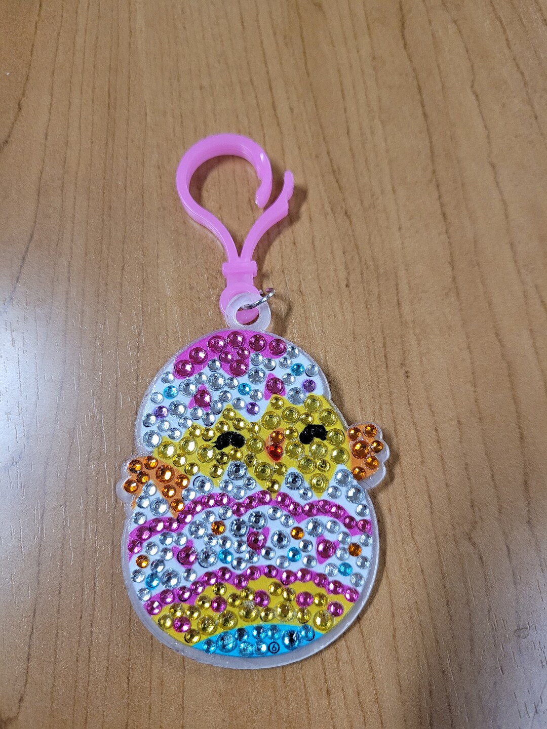 Chick Inside of Egg Keychain - Etsy