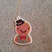 Gingerbread Man With Top Hat Christmas Ornament - Etsy