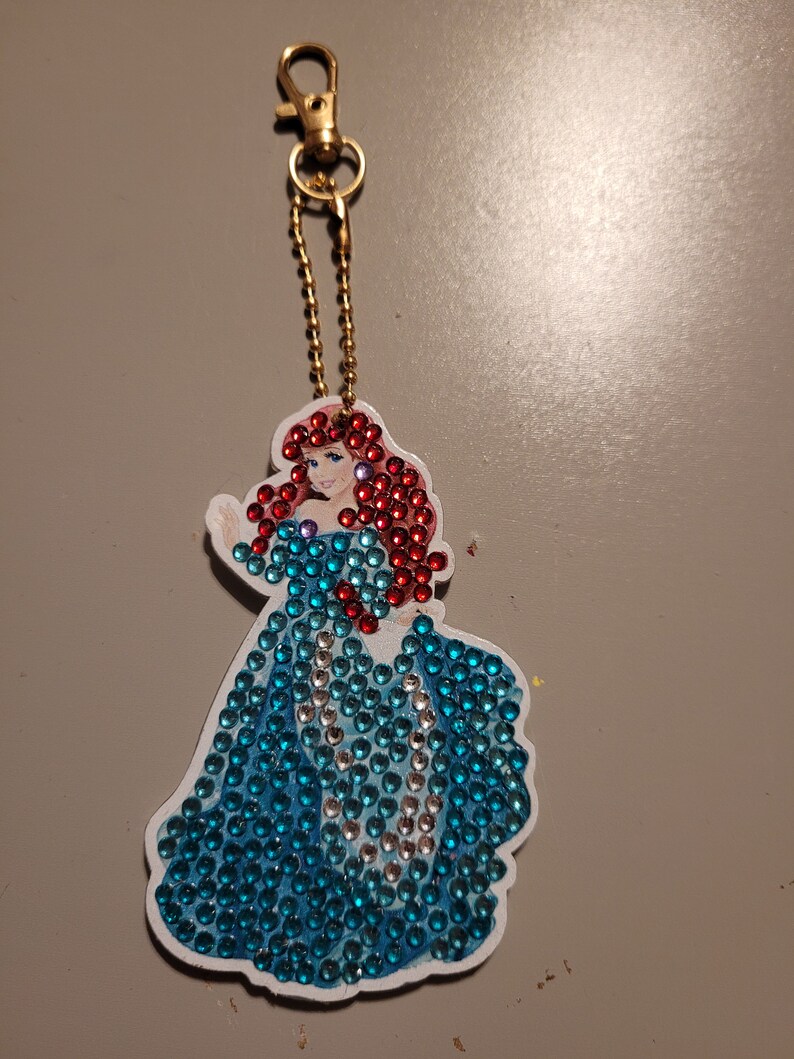 Disney Princess Ariel Keychain - Etsy