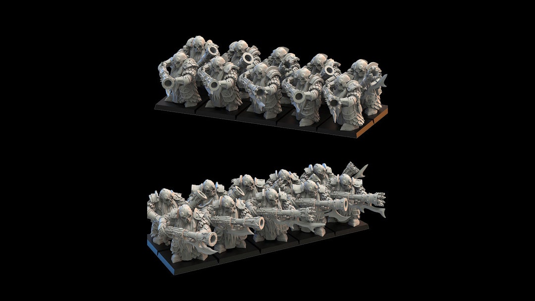 23 X Death Guard With Command, Square Bases and Movement Trays - Etsy UK
