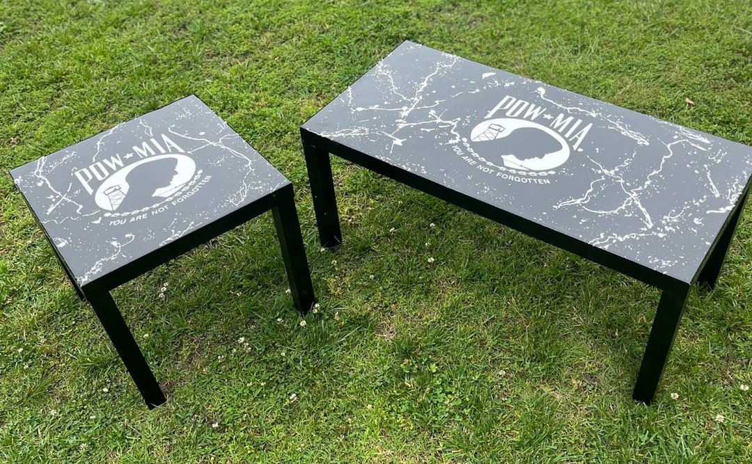 Custom Pow-mia Coffee Table/end Tables - Etsy