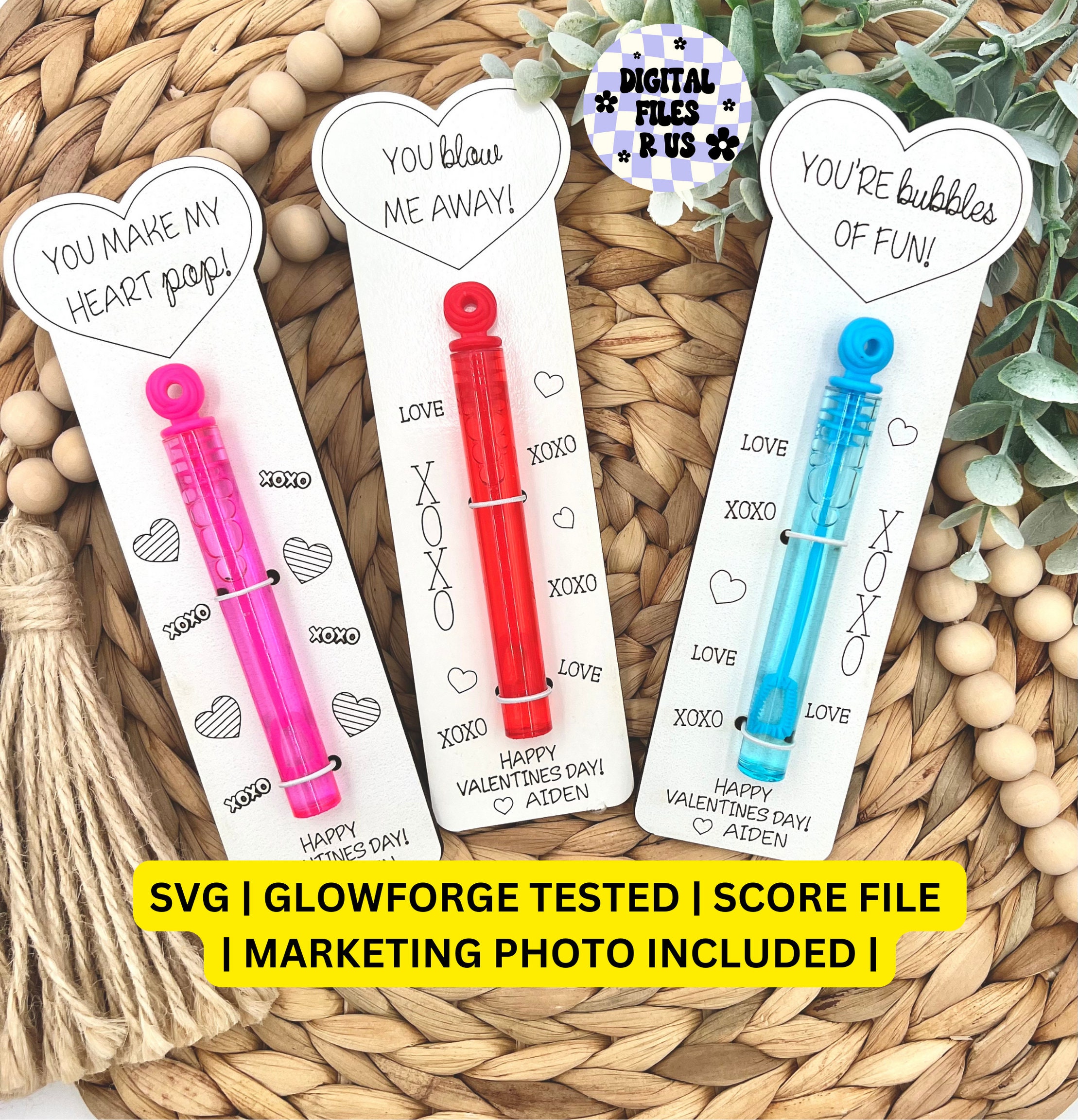 Valentine Favor Bundle SVG All Score SVG Valentine Score File Valentine ...