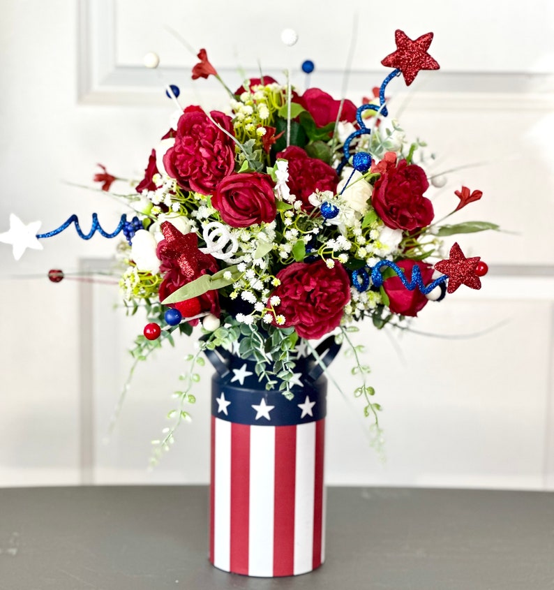 Independence Day, Honor Veterans, Festive Touch, Summertime Metal Milk ...