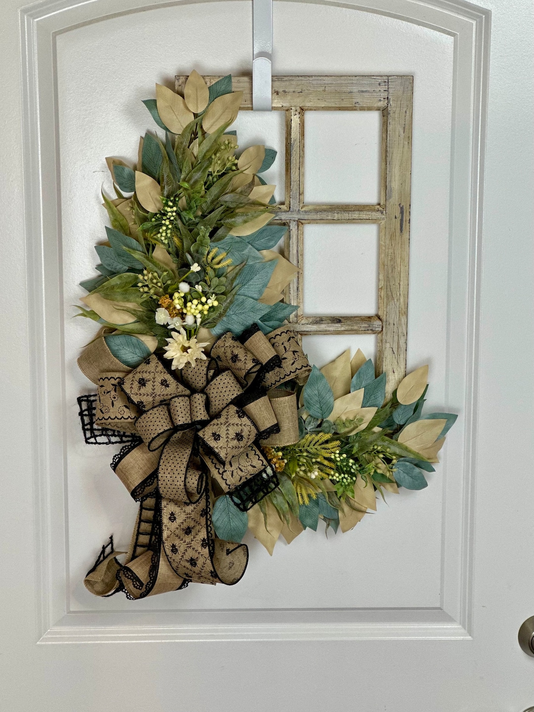 Charming Window Pane Wall Decor. All Seasons. Front Door or Wall Decor ...