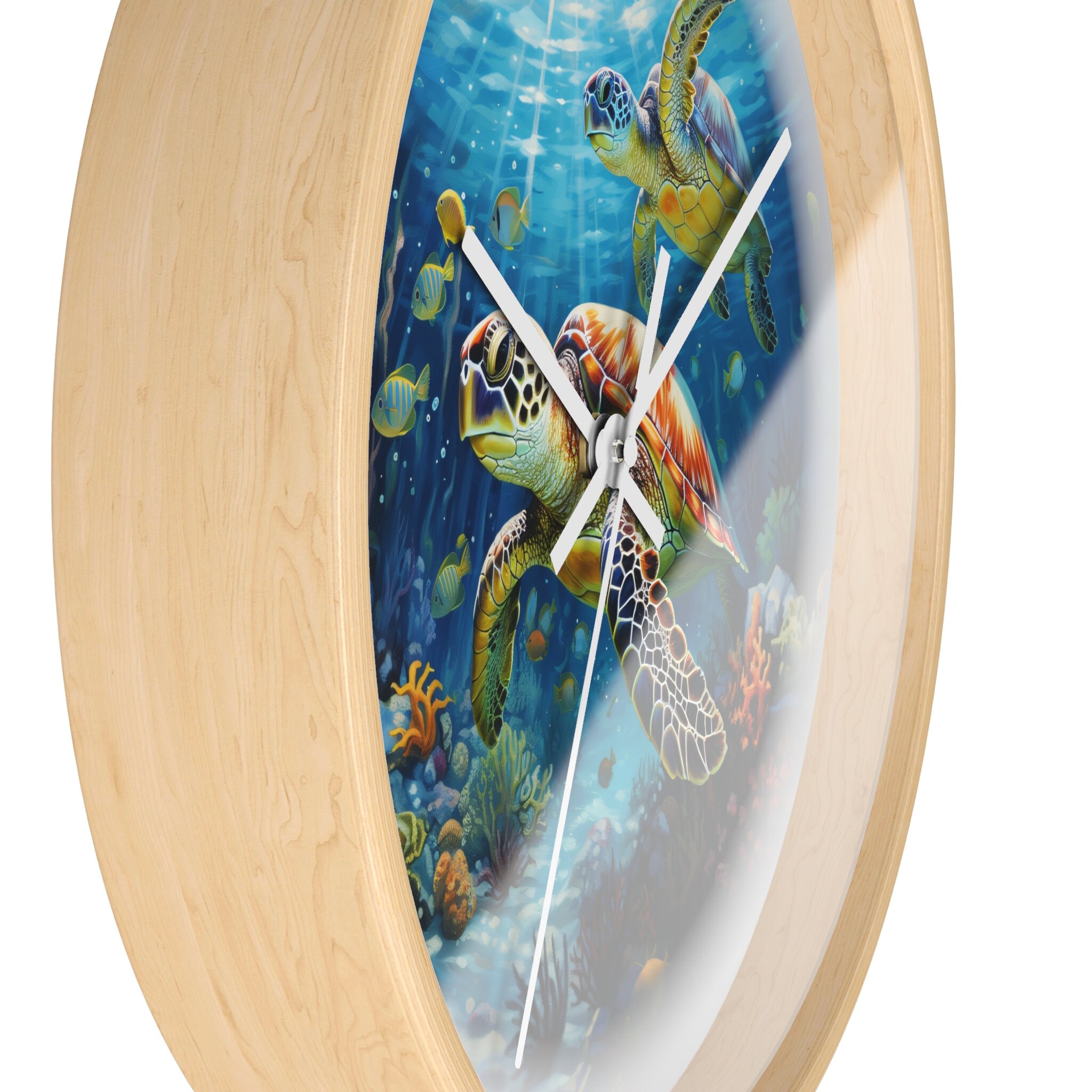 Sea Turtle Wall Clock - Etsy