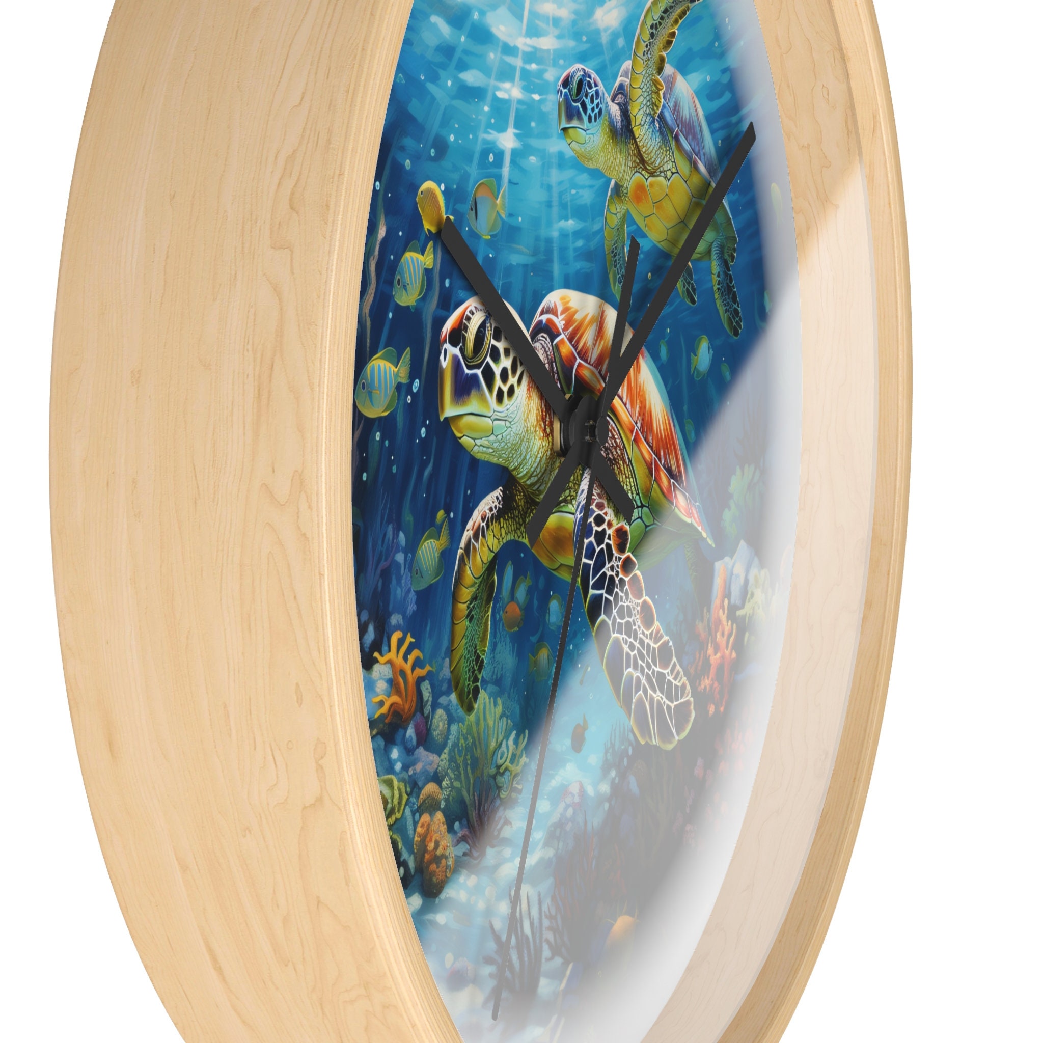 Sea Turtle Wall Clock - Etsy