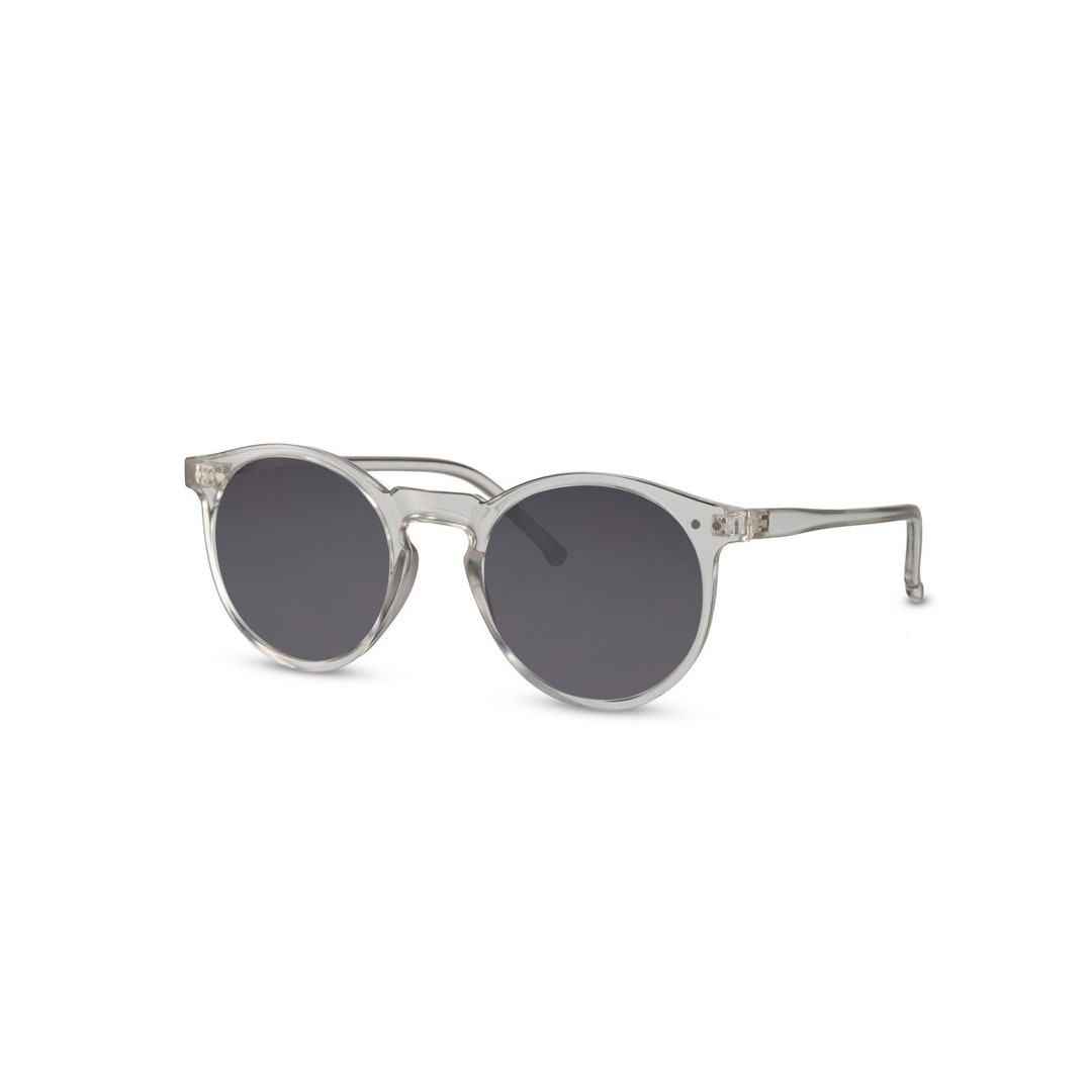 Clear Round Sunglasses UV Protection Retro Circle Frames Men's, Women's ...