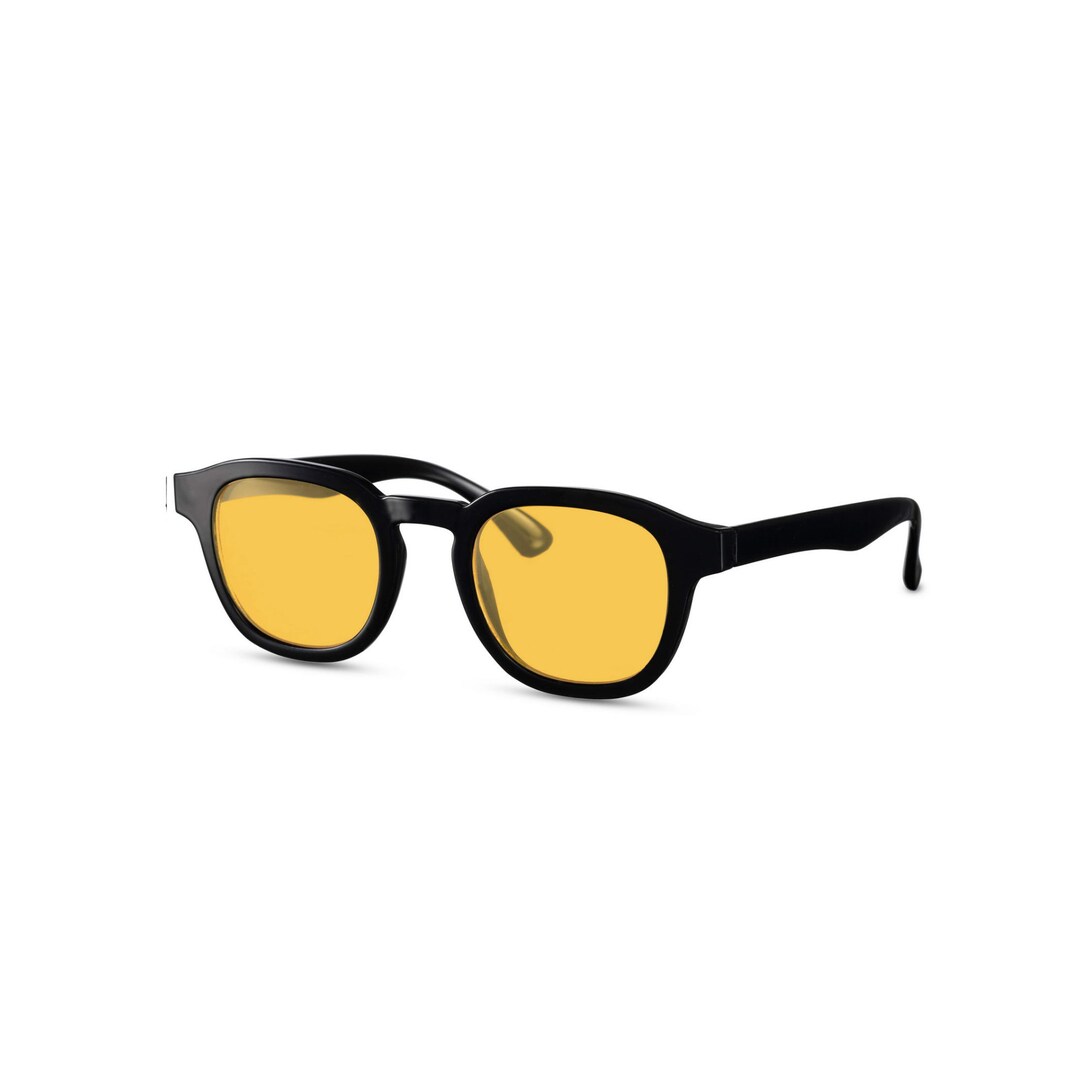 Black Clubmaster Yellow Lens Ray-ban Style UV Protection - Etsy