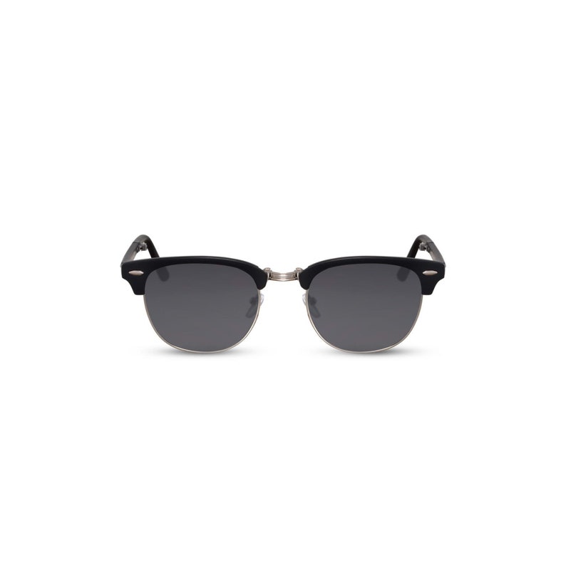 Black Foldable Clubmaster Sunglasses Ray-ban Style UV - Etsy