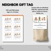 Welcome to the Neighborhood Gift Tag, New Home Printable Card, Editable ...