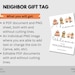 Welcome to the Neighborhood Gift Tag, New Home Printable Card, Editable ...