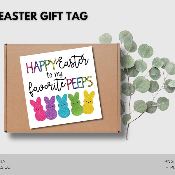 Easter Bunny Tags - Etsy