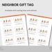 Welcome to the Neighborhood Gift Tag, New Home Printable Card, Editable ...