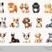 Dog Breeds Clipart, Watercolor Puppy Clip Art, Cute Dog Png Images, Pet ...