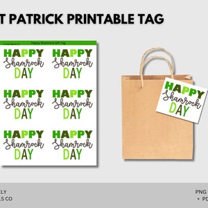 St Patricks Printable, Gift Tag, Printable Tags, St Patrick's Day Gift ...
