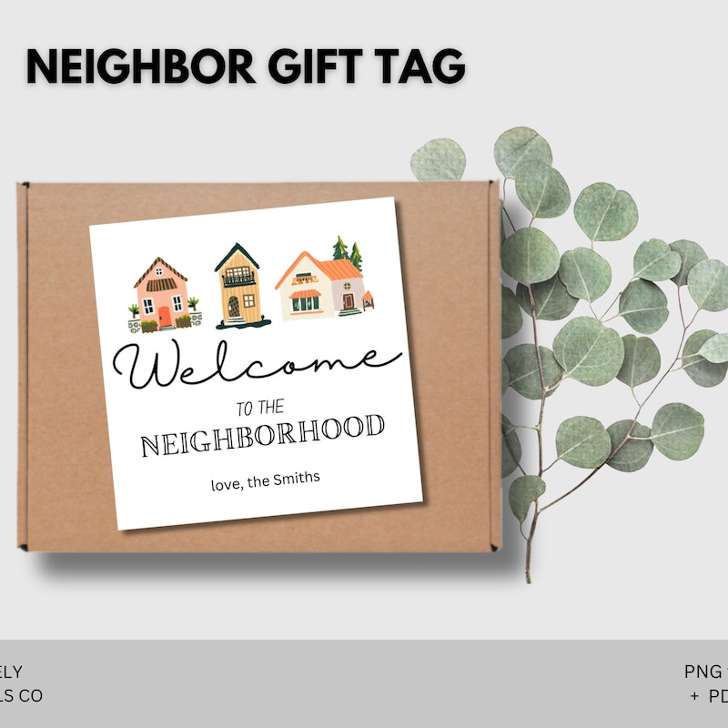 Welcome to the Neighborhood Cards - Etsy
