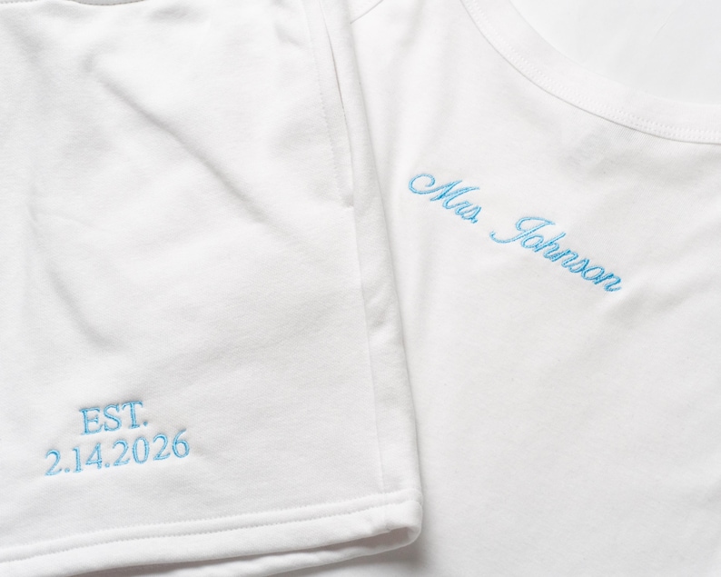 Mrs. Pajama Set, Mrs Tank & Short, Bridal Pjs, Bride Pajamas, Mrs. Set ...