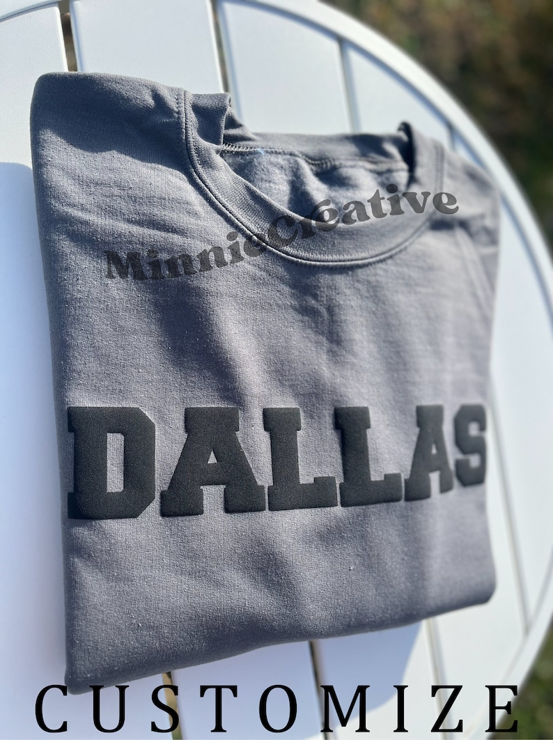 Custom Puff Design - Embossed Design Customized - Unique Christmas Gift ...