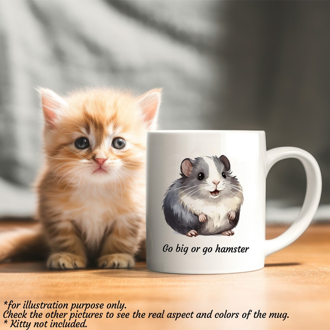 Chonky Hamster Mug, Dwarf Hamster Mug, Big Winter Dwarf Hamster Coffee ...