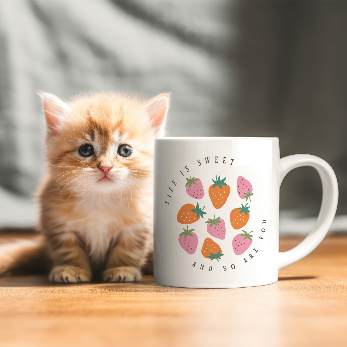 Boho Flower Mug, Vintage Floral Mug, Boho Flower Mug, Life is Sweet ...