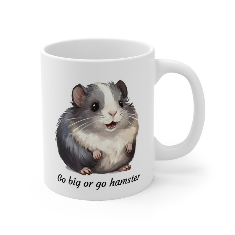 Chonky Hamster Mug, Dwarf Hamster Mug, Big Winter Dwarf Hamster Coffee ...