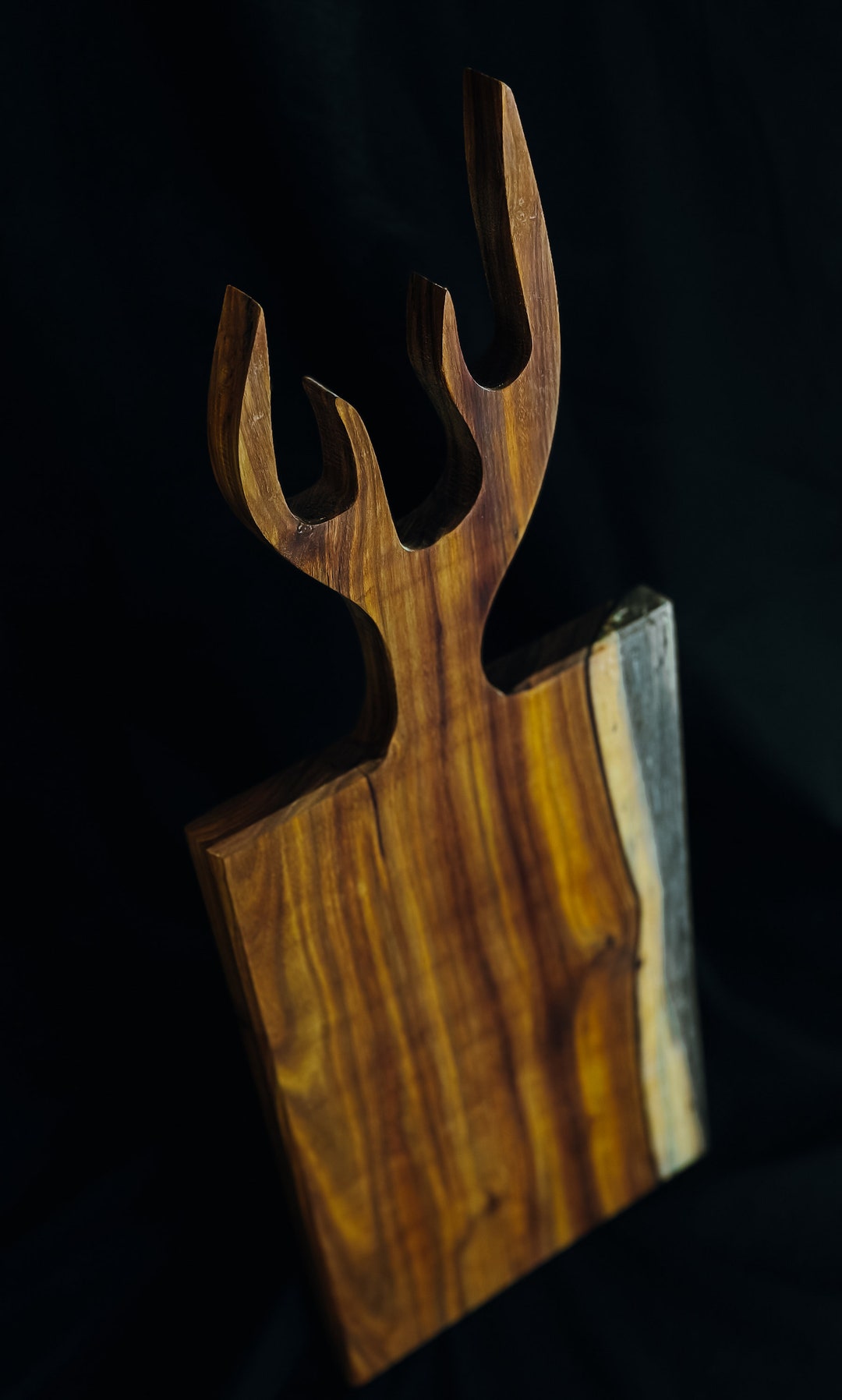 Fire Antler Cutting Board (canarywood) - Etsy
