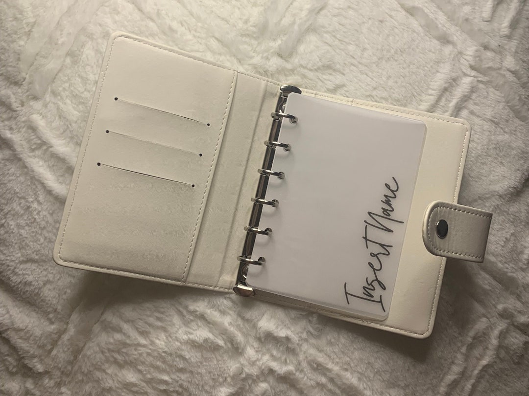 Minimalistic Custom A7 Planner/budget Binder Dashboard - Etsy