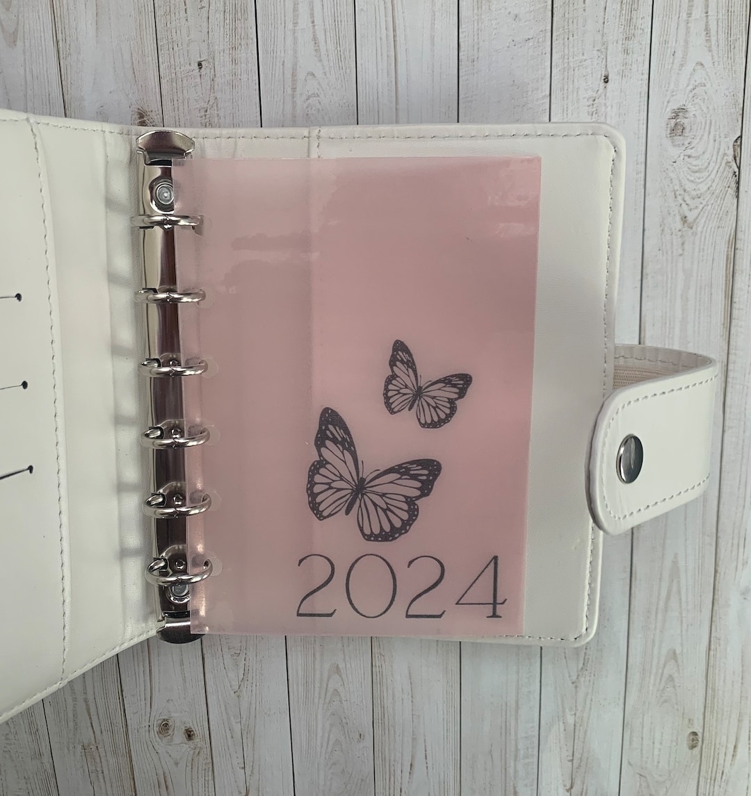 A7 Planner/budget Binder Dashboard 2024 Butterfly - Etsy