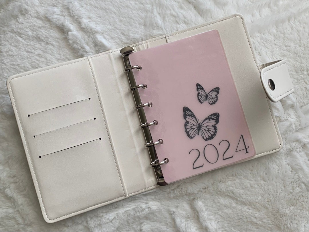 A7 Planner/budget Binder Dashboard 2024 Butterfly - Etsy