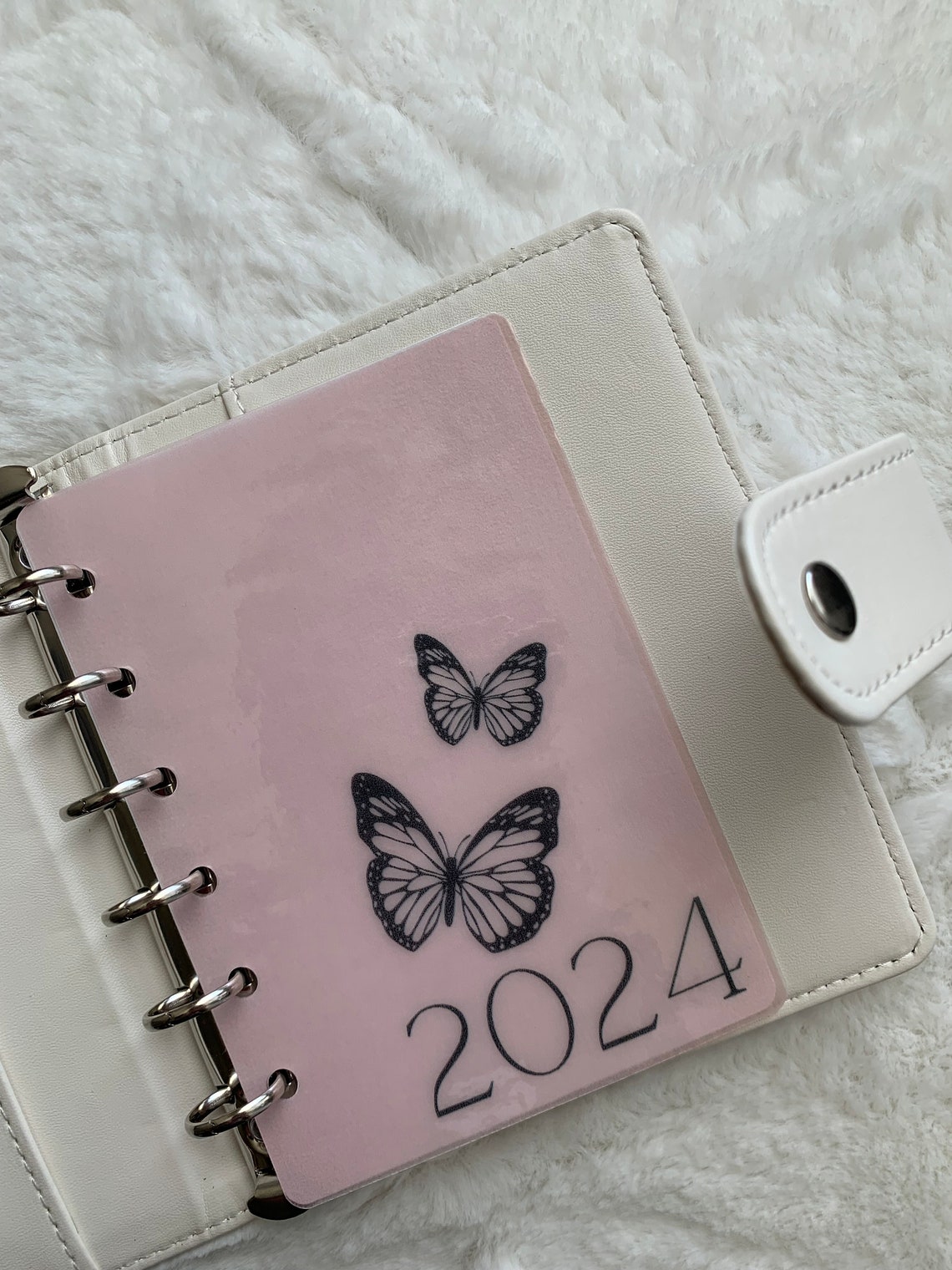 A7 Planner/budget Binder Dashboard 2024 Butterfly - Etsy