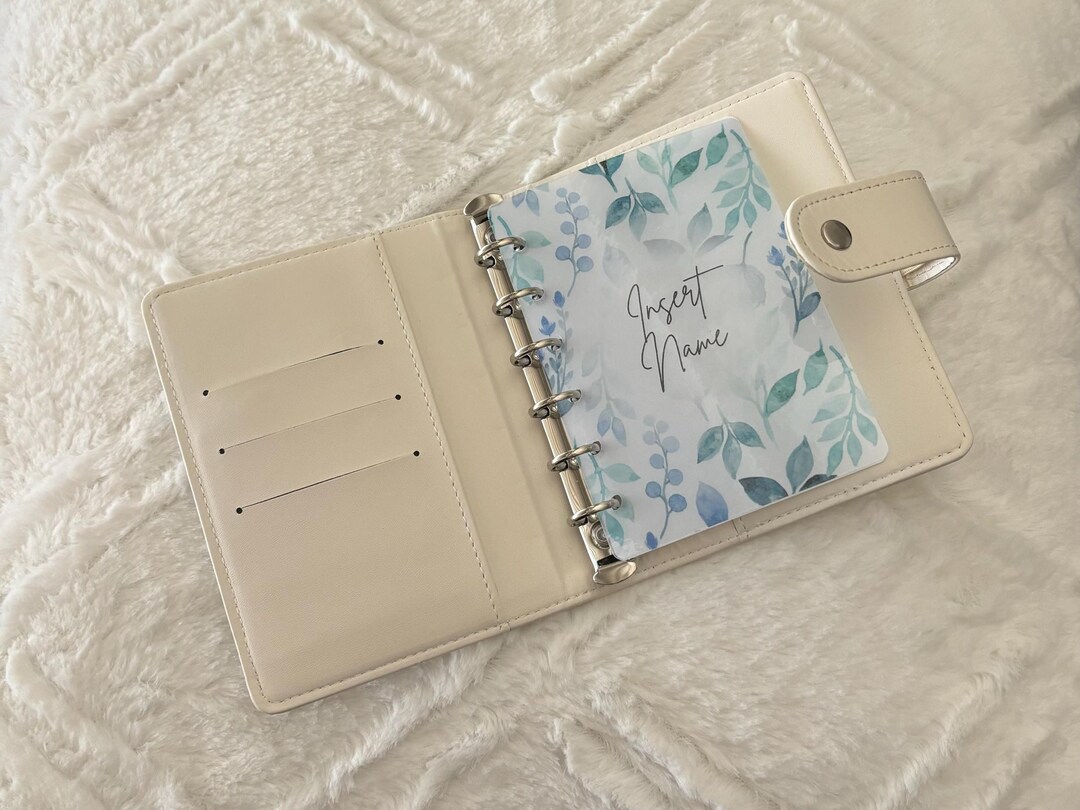 Custom A7 Planner/budget Binder Dashboard - Marine Floral - Etsy
