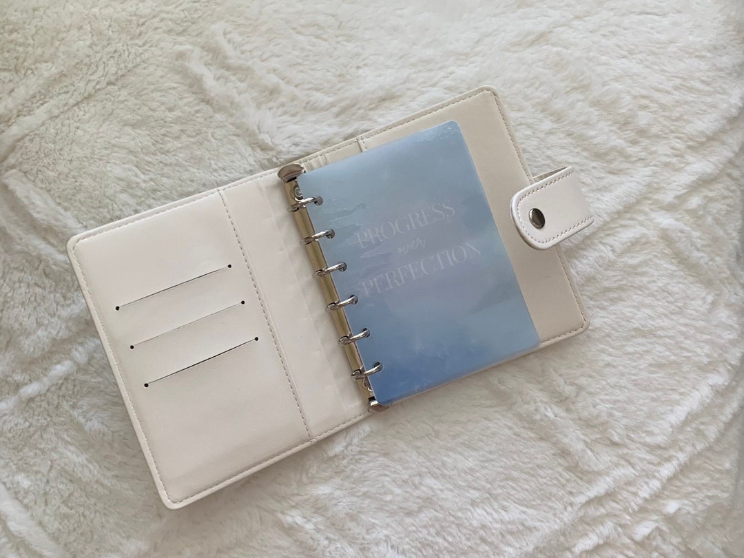 A7 Planner/budget Binder Dashboard - Progress Over Perfection - Etsy