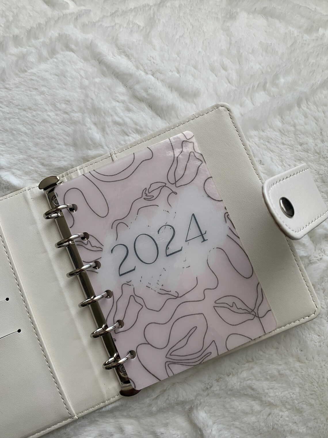 A7 Planner/budget Binder Dashboard 2024 Rose - Etsy