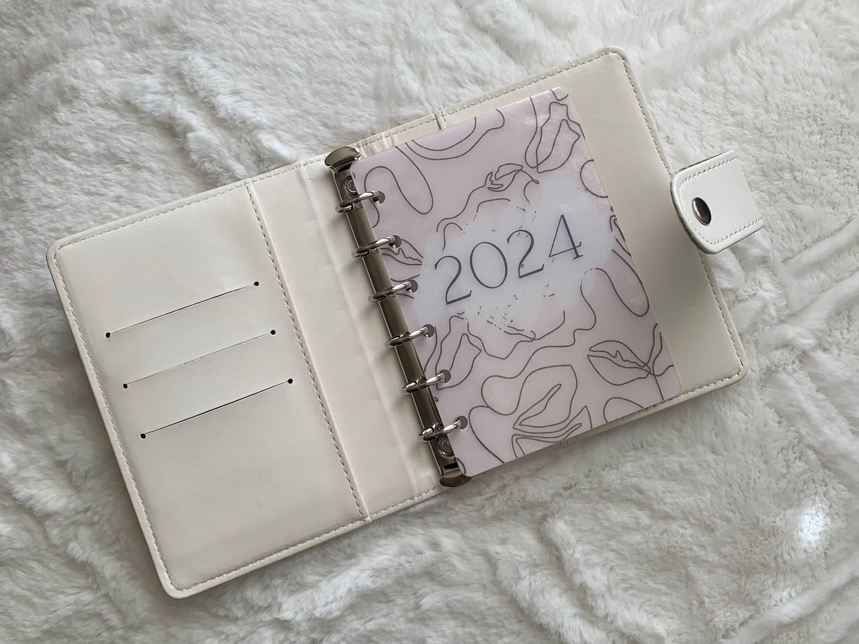 A7 Planner/budget Binder Dashboard 2024 Rose - Etsy