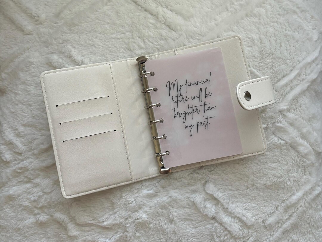 A7 Planner/budget Binder Dashboard - Financial Future - Etsy