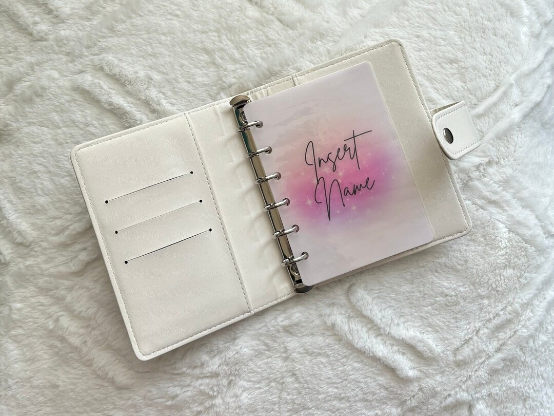 Custom A7 Planner/budget Binder Dashboard - Galaxy - Etsy