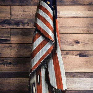 Tattered Betsy Ross Draped Flag - Etsy