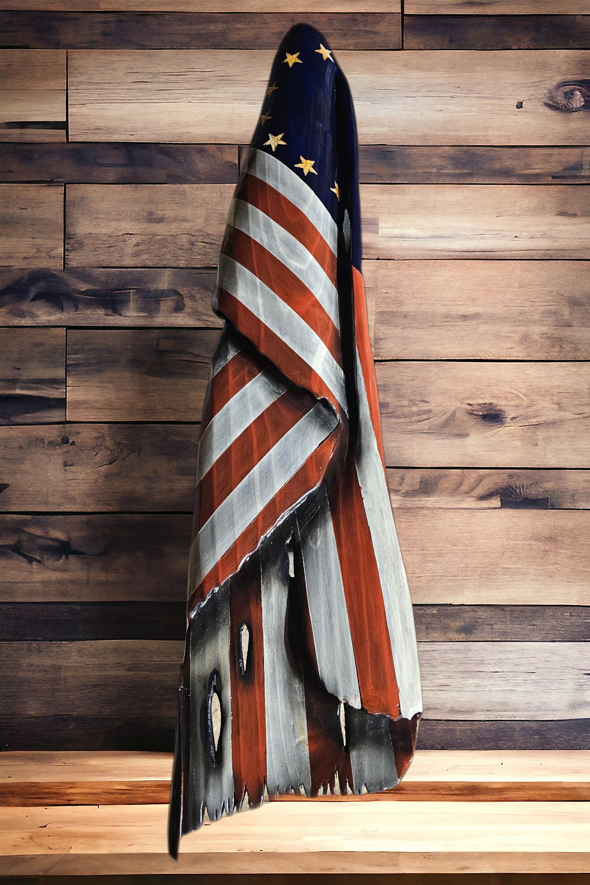 Tattered Betsy Ross Draped Flag - Etsy